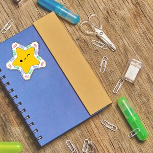 Breathing Star Sticker Mental Health Sticker Calming Sticker Emotional ...