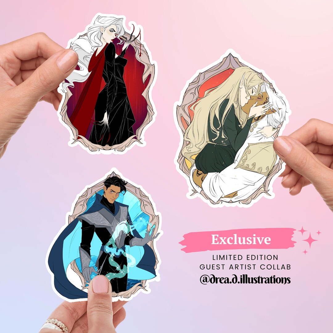 Throne of Glass Sticker Sarah J Maas Fandom Fantasy Book Reader Gift ...
