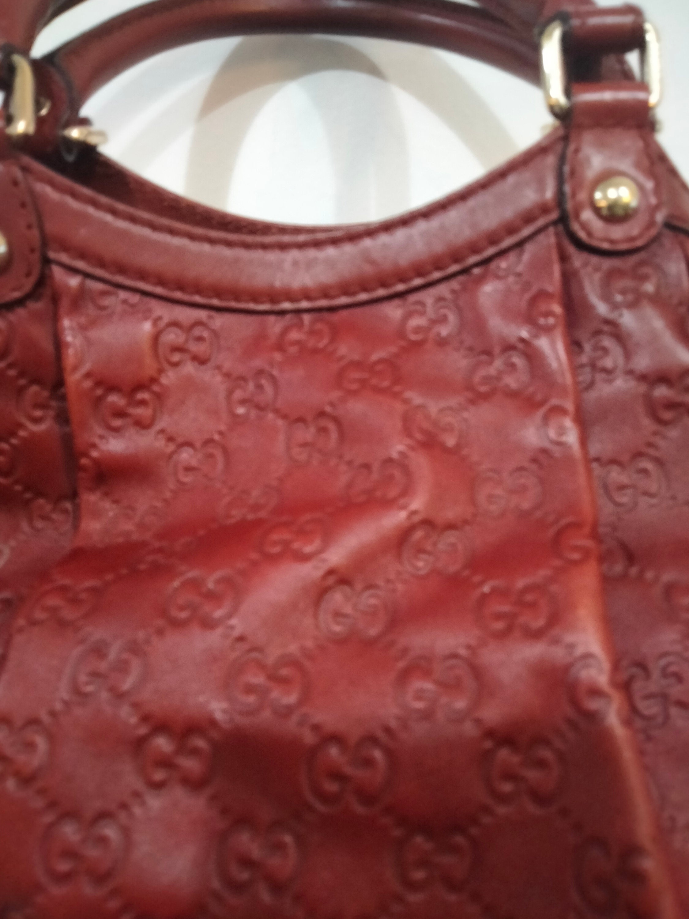 Gucci Monogram Leather Handbag - Etsy