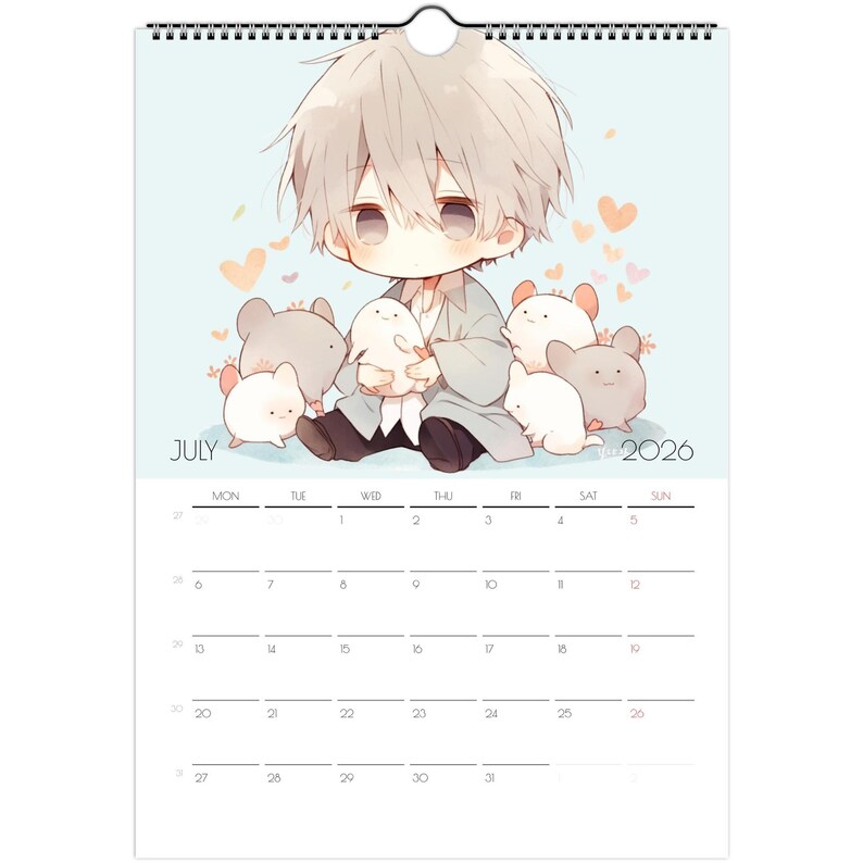 Fruits Basket Chibi 2026 Wall Calendar – A Year of Adorable Zodiac Fun ...