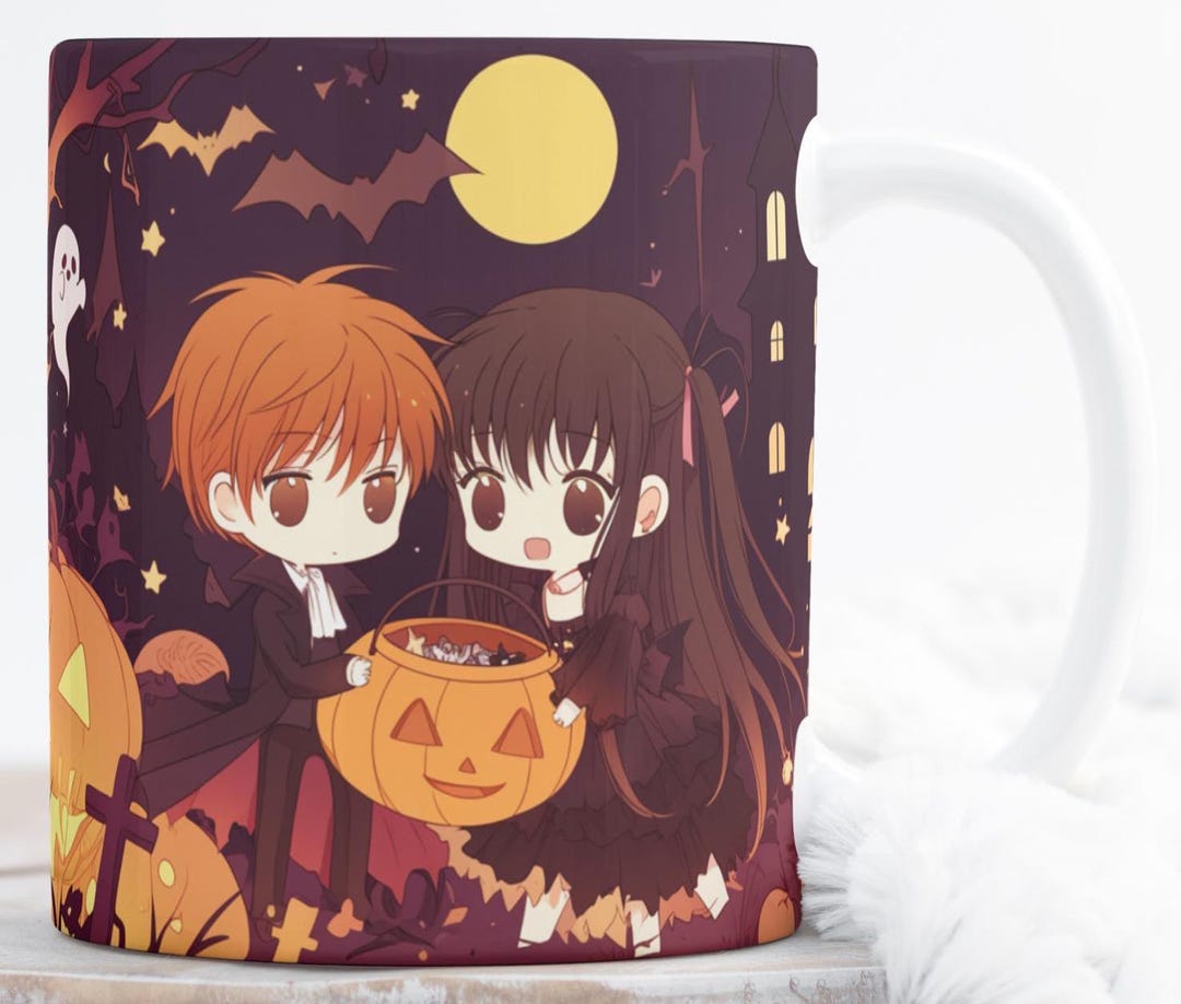 Fruits Basket Anime Mug, Tohru Honda Kyo Sohma Tohru and Kyo, Furuba ...