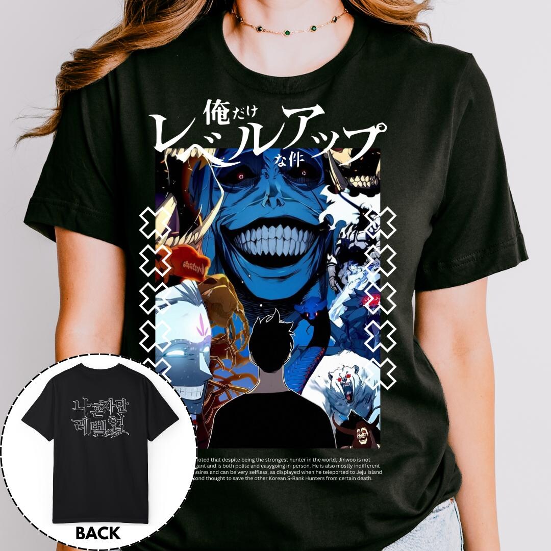 Solo Leveling T Shirt Comfort Color T-shirt Sung Jinwoo T-shirt Solo ...