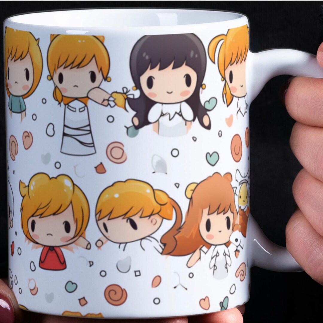 Manga Design Wrapped Around Kawaii Manga Design Japanese Art Valentines ...