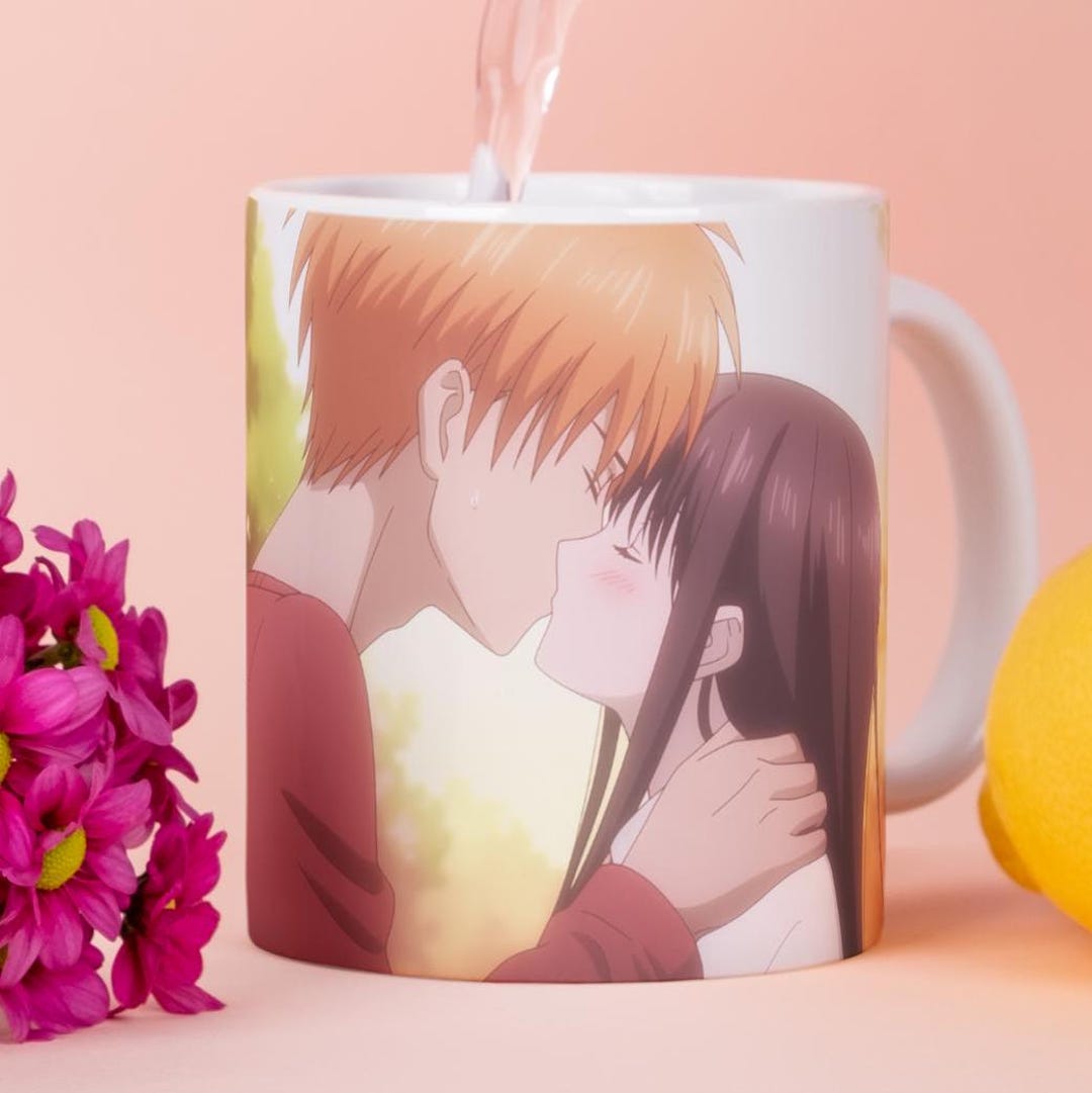Fruits Basket Anime Mug, Tohru Honda Kyo Sohma Tohru and Kyo, Furuba ...