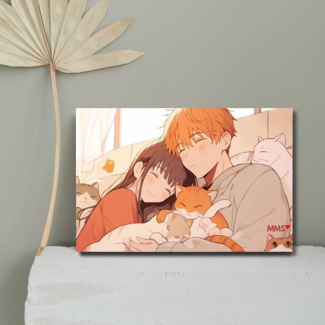 Tohru and Kyo Fruits Basket Anime Poster Tohru Honda and Kyo Sohma Wall ...