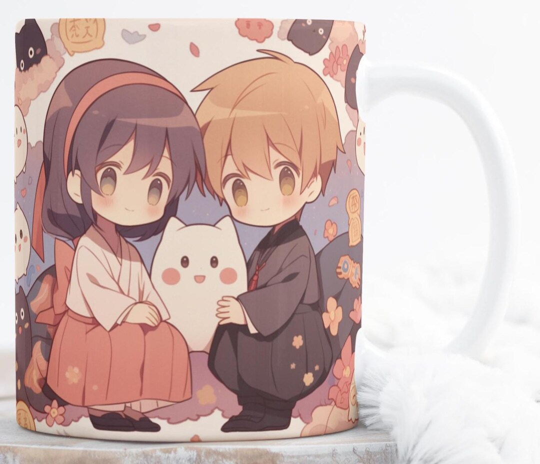 Fruits Basket Anime Mug, Tohru Honda Kyo Sohma Tohru and Kyo, Furuba ...