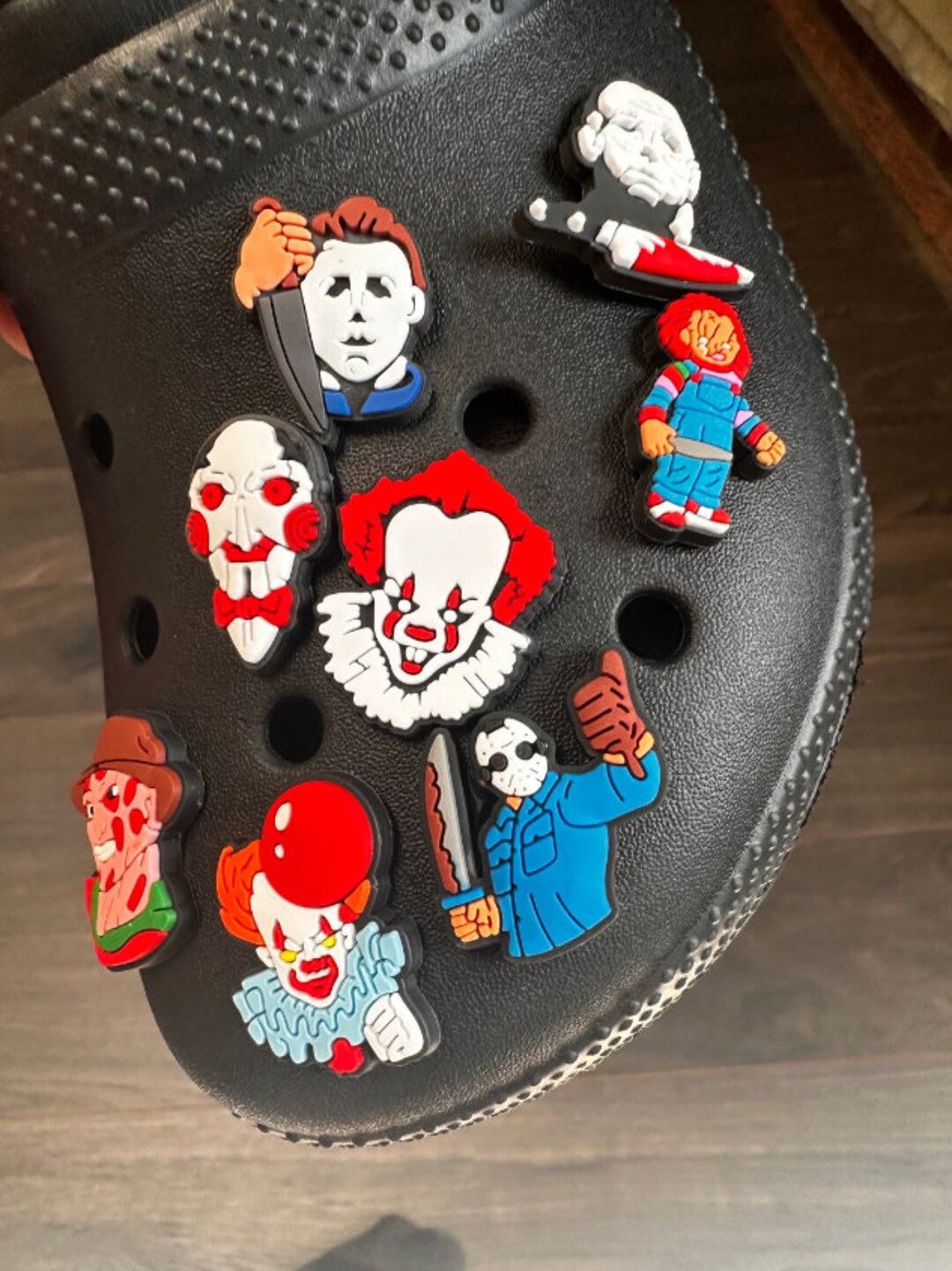 Halloween Croc Charms, Spooky Croc Charms, Horror Croc Charms - Etsy