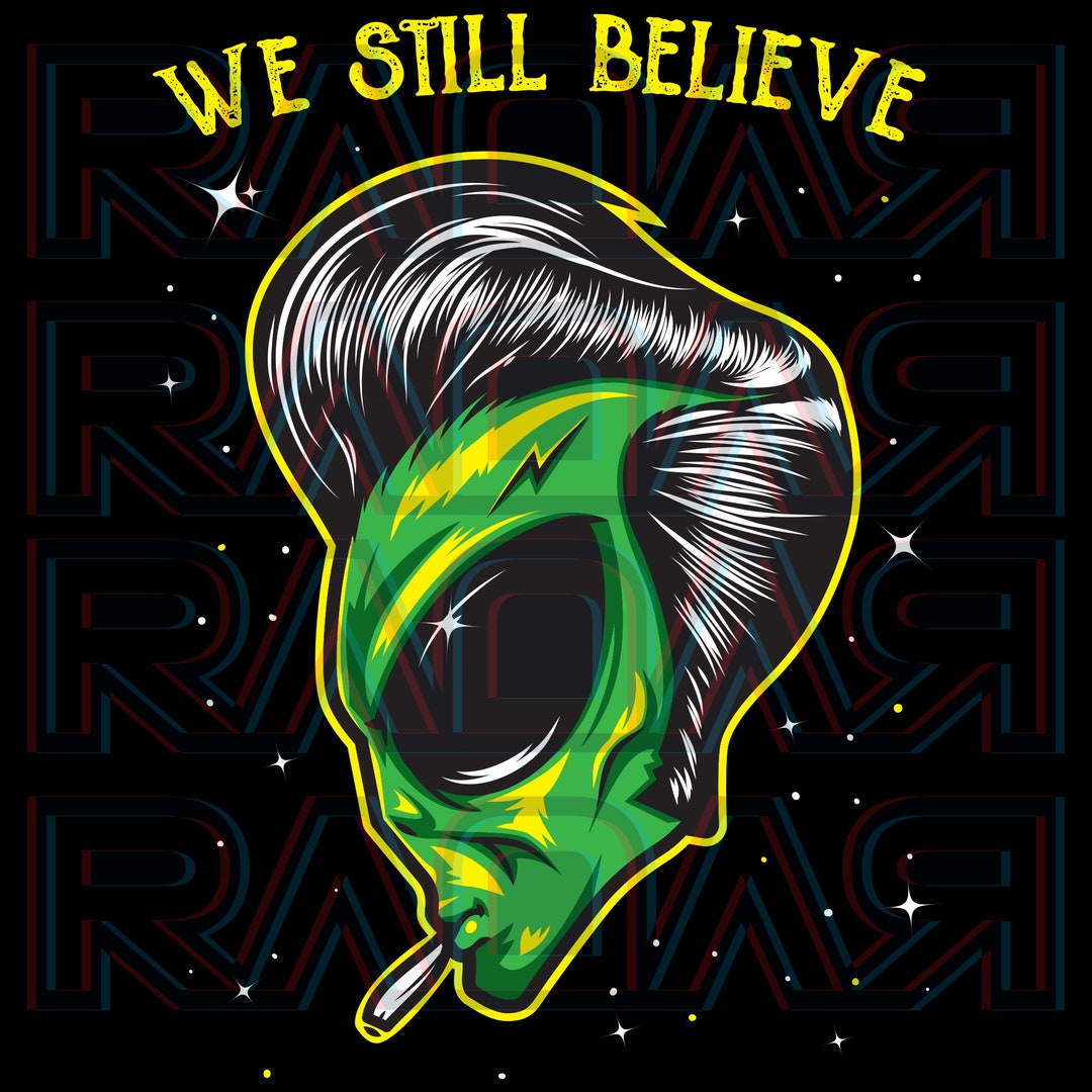 Alien Elvis - We Are Not Alone UFO 420 Space Creature Design Perfect ...