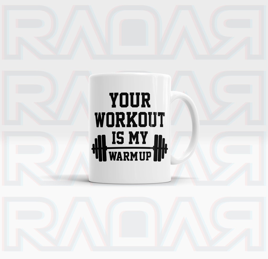 Your Workout is My Warmup Funny Gym Slogan Design Perfect for Crossfit ...