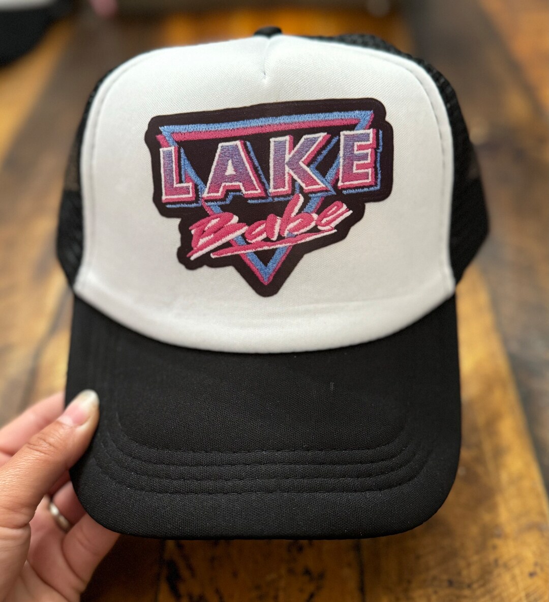 Womens Lake Trucker Hat, Summer Lake Hat, Trendy Lake Hat, Snapback ...