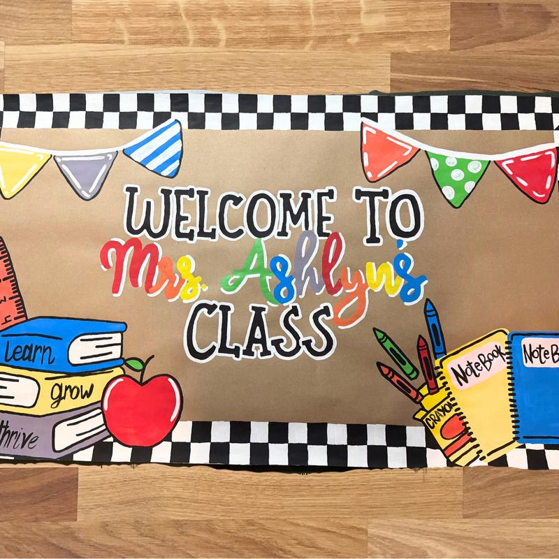 Painted Brown Paper Signs - Etsy