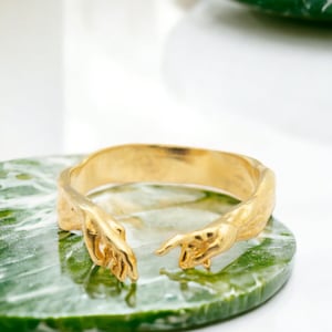 925 Sterling Creation of Adam Ring,art Jewellery,renaissance Jewelry ...