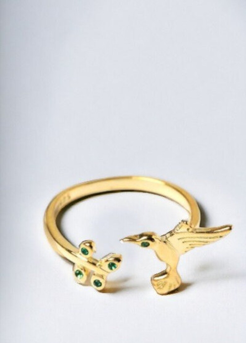 925 Sterling Ring, Hummingbird Ring,gift for Her, Mother's Day Gift ...