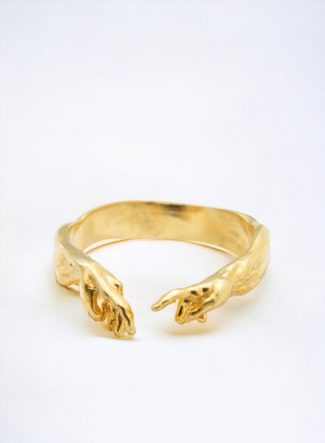 925 Sterling Creation of Adam Ring,art Jewellery,renaissance Jewelry ...