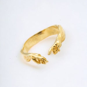 925 Sterling Creation of Adam Ring,art Jewellery,renaissance Jewelry ...