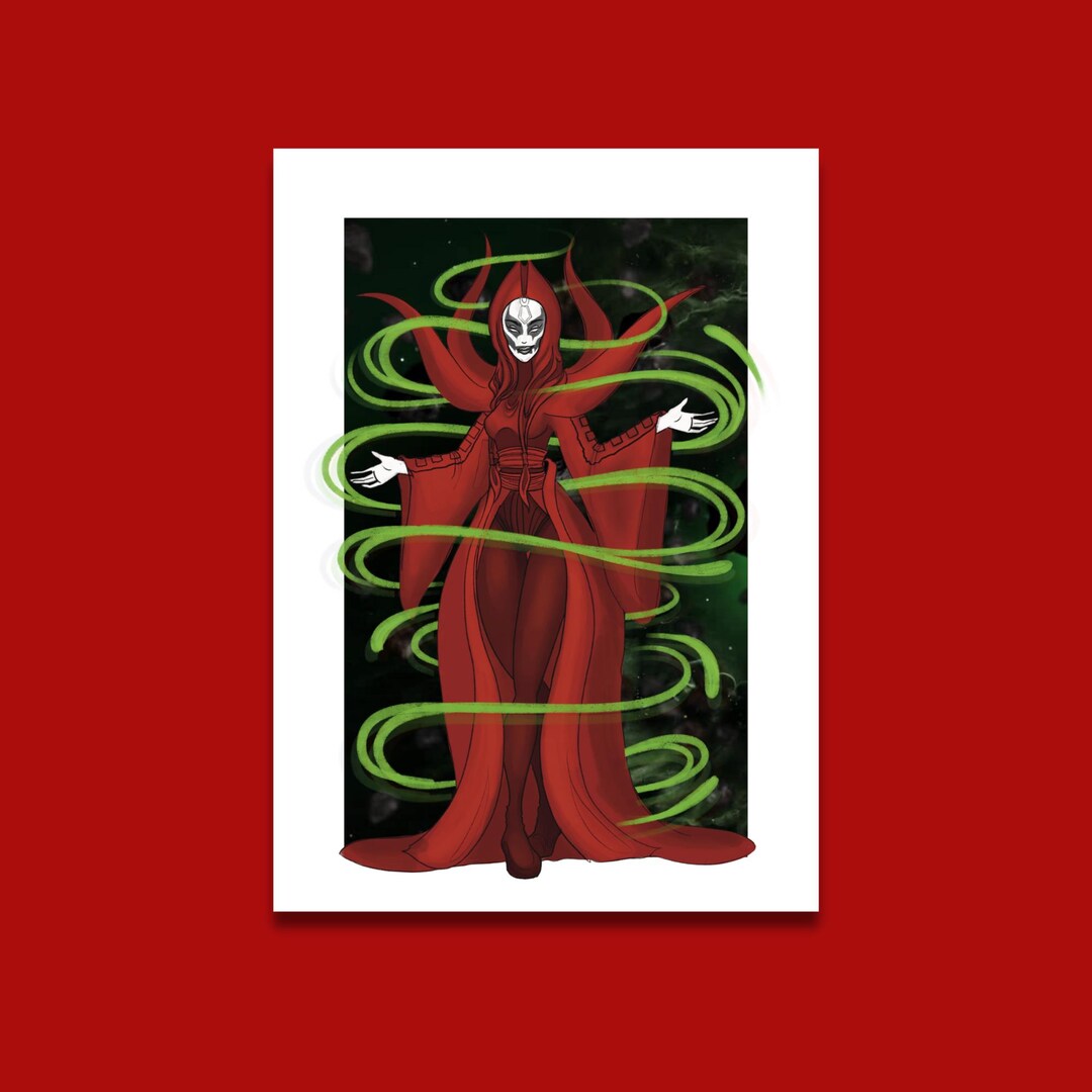 Mother Talzin Fan Art Matte Print | Handmade Star Wars Illustration - Etsy