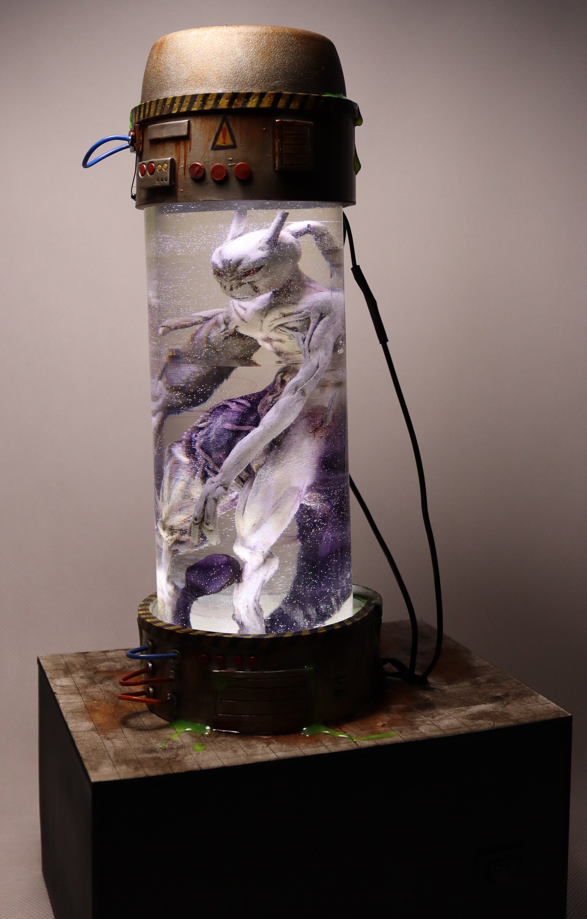 MEWTWO Diorama Made From Polymer Clay and Resin resin Lamp - Etsy