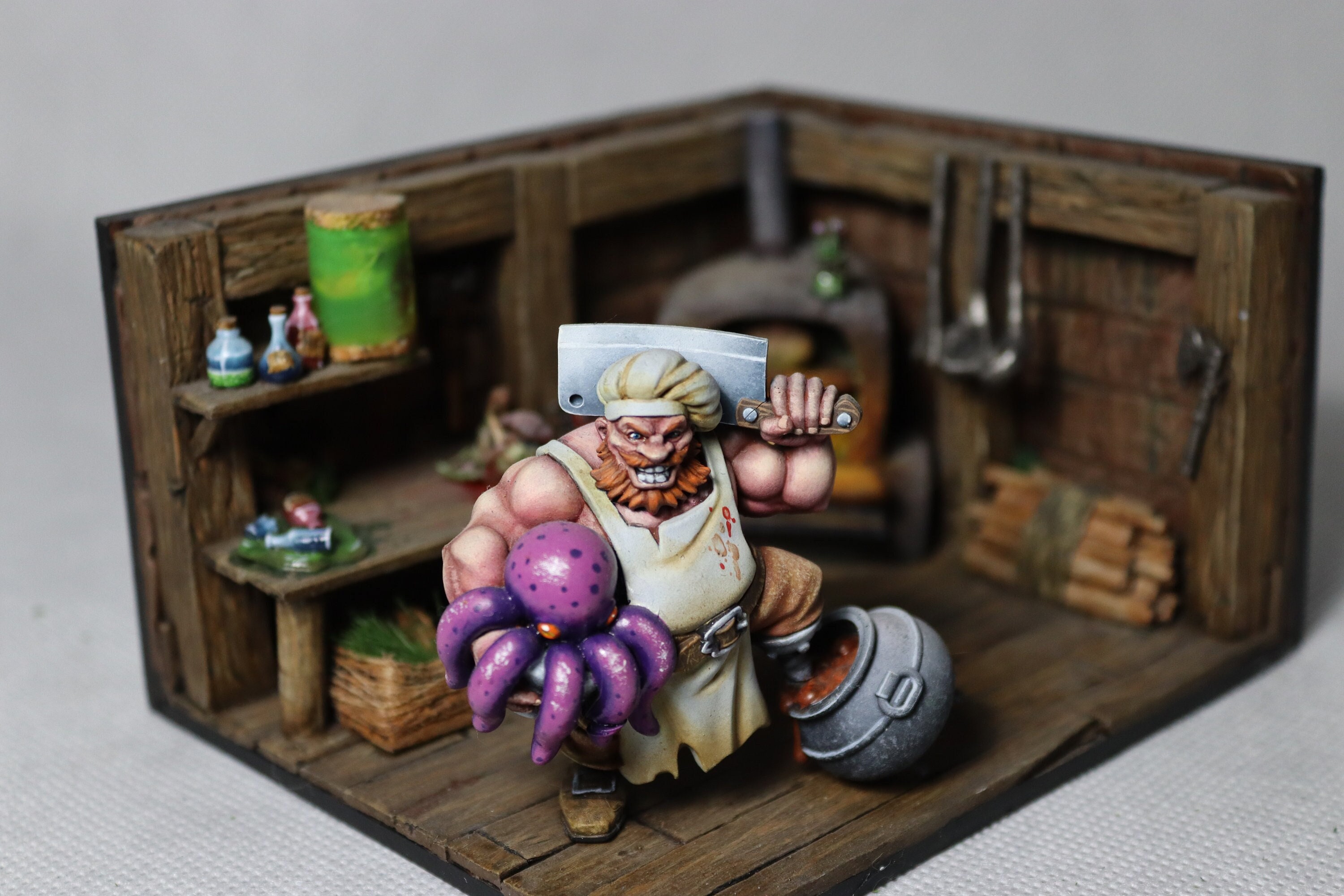 Dwarf Cook Diorama - Etsy UK