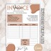 Social Media Invoice Template Editable Invoice Printable - Etsy