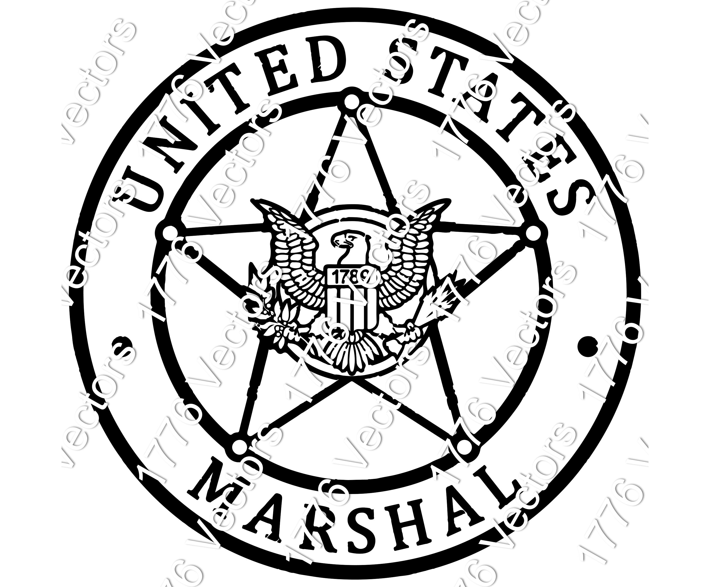 US Marshals Service Badge Vector File AI, EPS, Dxf, Jpg, Png, Pdf, Svg ...