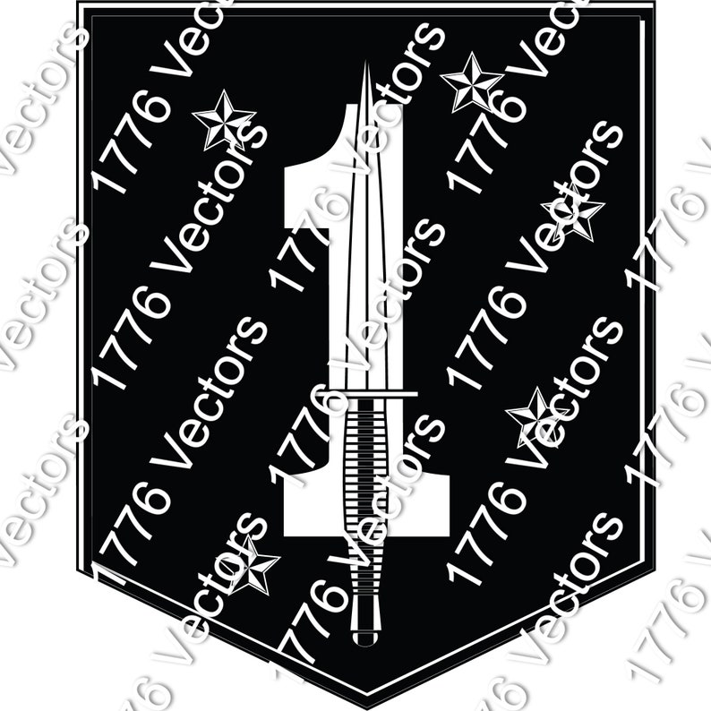 1st Marine Special Operations Battalion Emblem Vector File AI, EPS, Dxf ...
