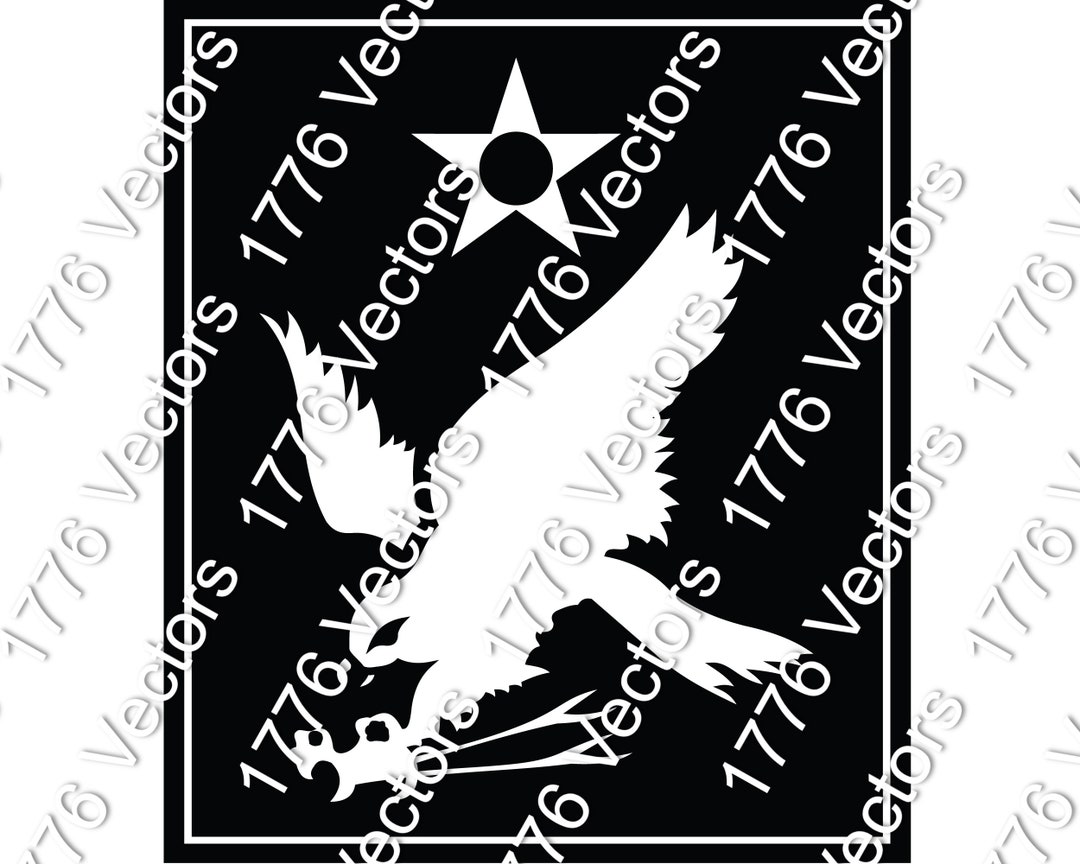 USAF 2nd Air Force Patch Vector File AI, EPS, Dxf, Jpg, Png, Pdf, Svg ...