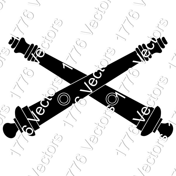 Artillery Branch Insignia Svg - Etsy