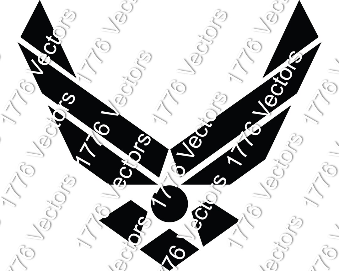 USAF Air Force Emblem Vector File AI, EPS, Dxf, Jpg, Png, Pdf, Svg ...