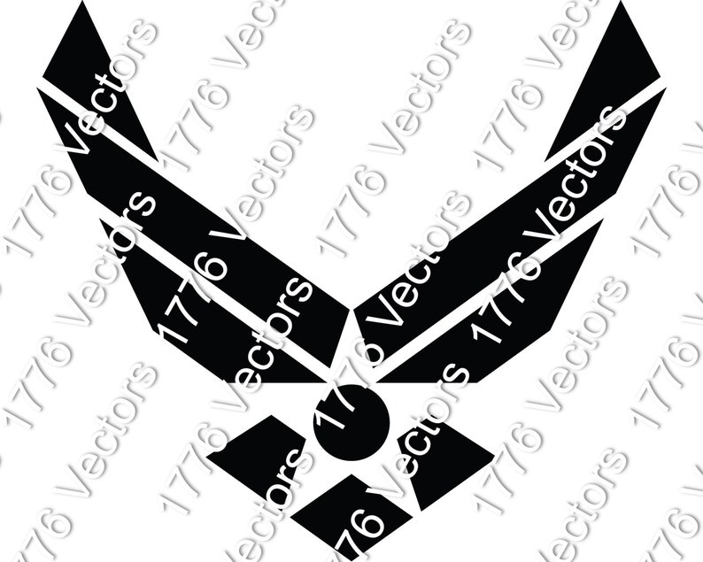 USAF Air Force Emblem Vector File AI, EPS, Dxf, Jpg, Png, Pdf, Svg ...