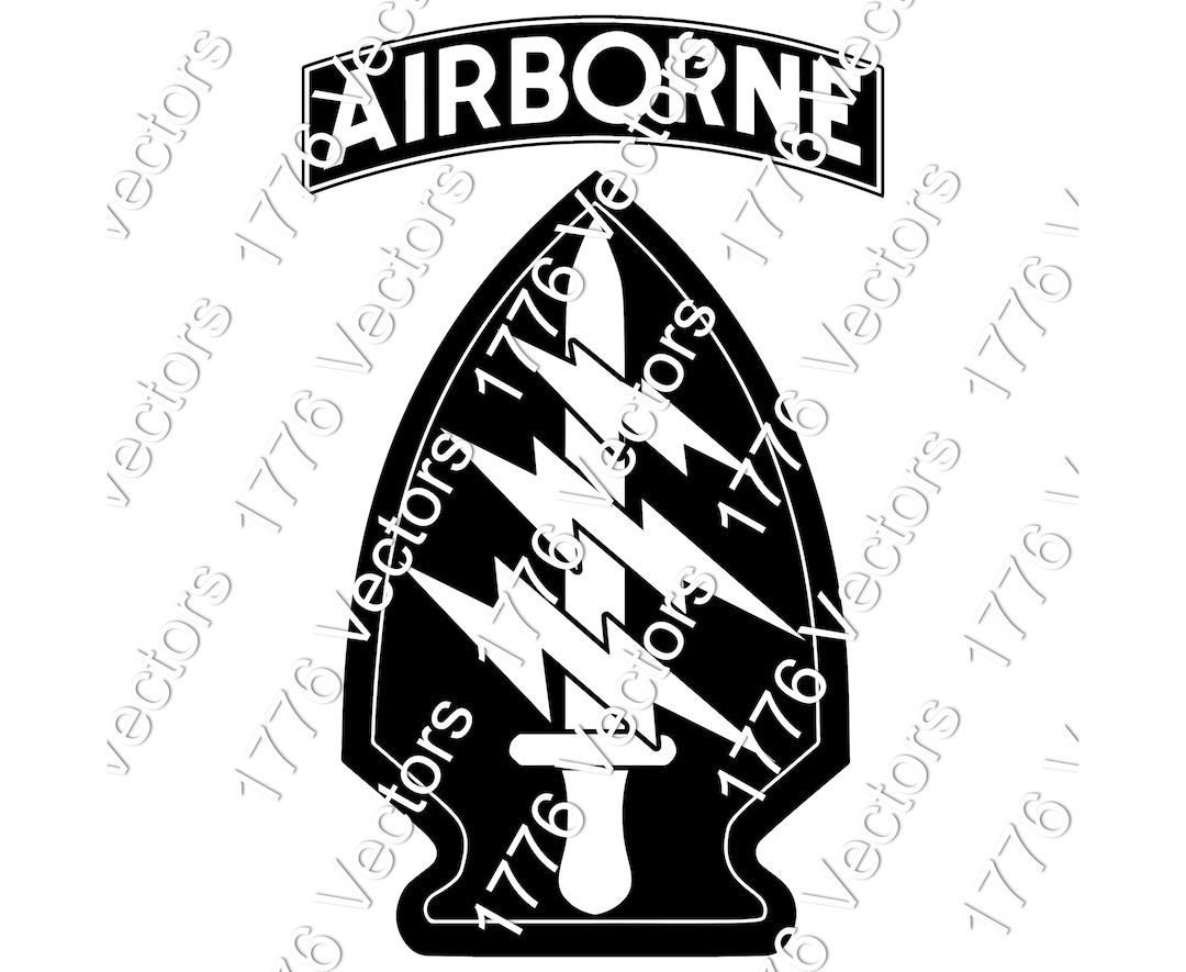 Us Army Special Forces Patch Vector File Ai Eps Dxf Png Pdf Svg Multiple File Options