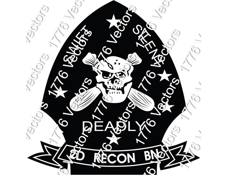 2nd Reconnaissance Battalion Emblem Vector File AI, EPS, Dxf, Jpg, Png ...