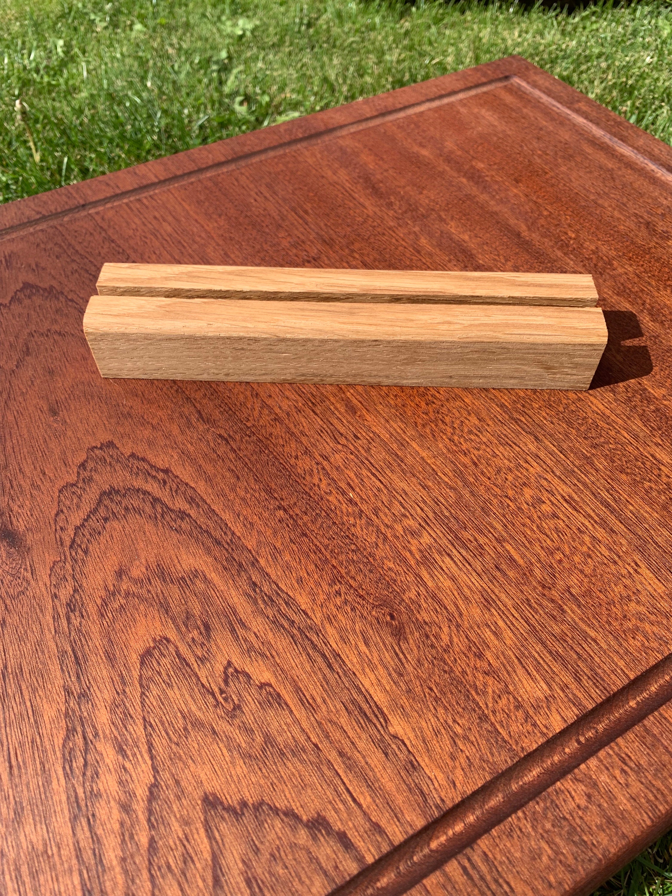 20cm Wooden Oak Glass Stand Glass Display Wooden Multi Buy Options All ...