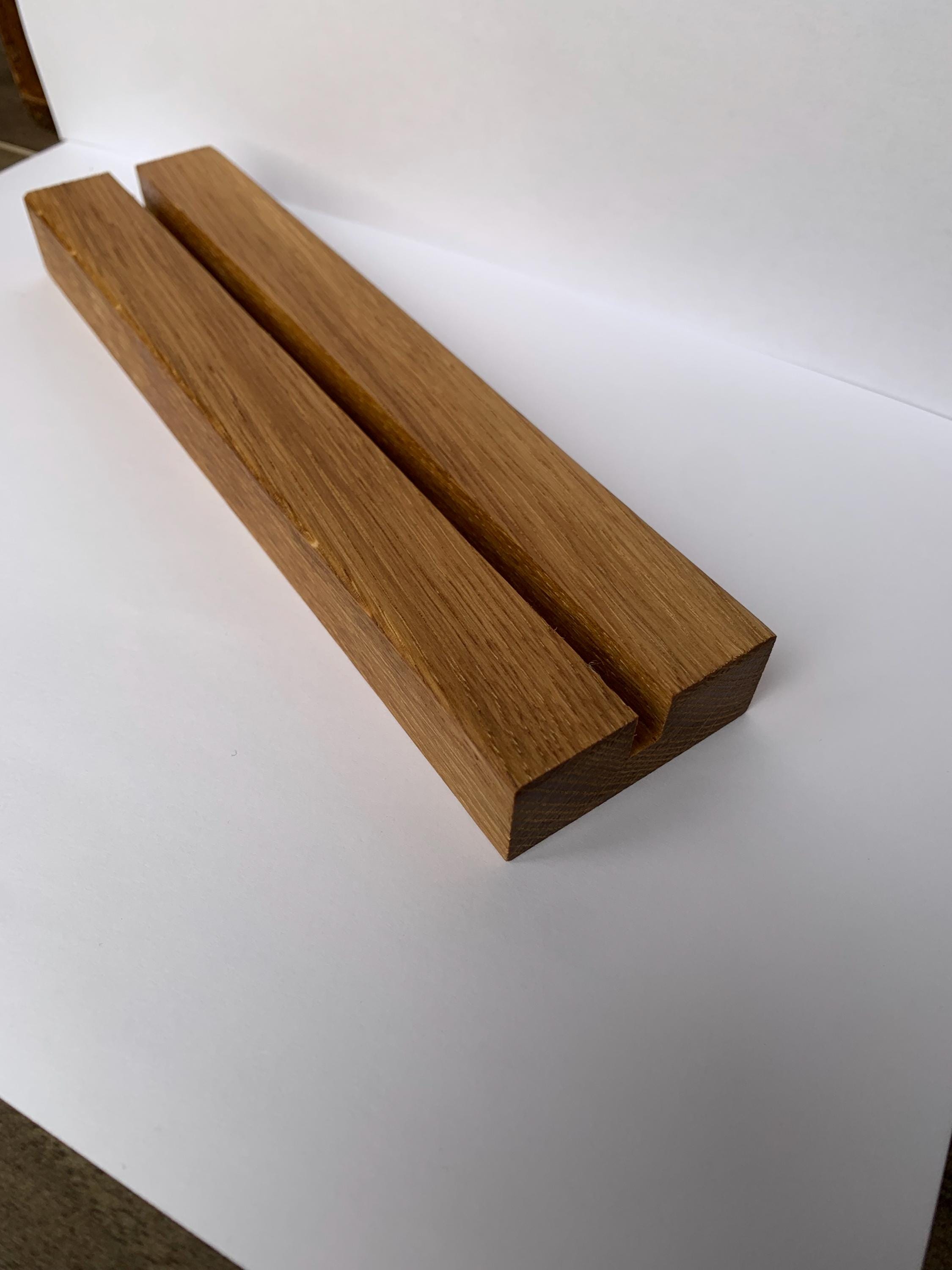 20cm Wooden Oak Glass Stand Glass Display Wooden Multi Buy Options All ...