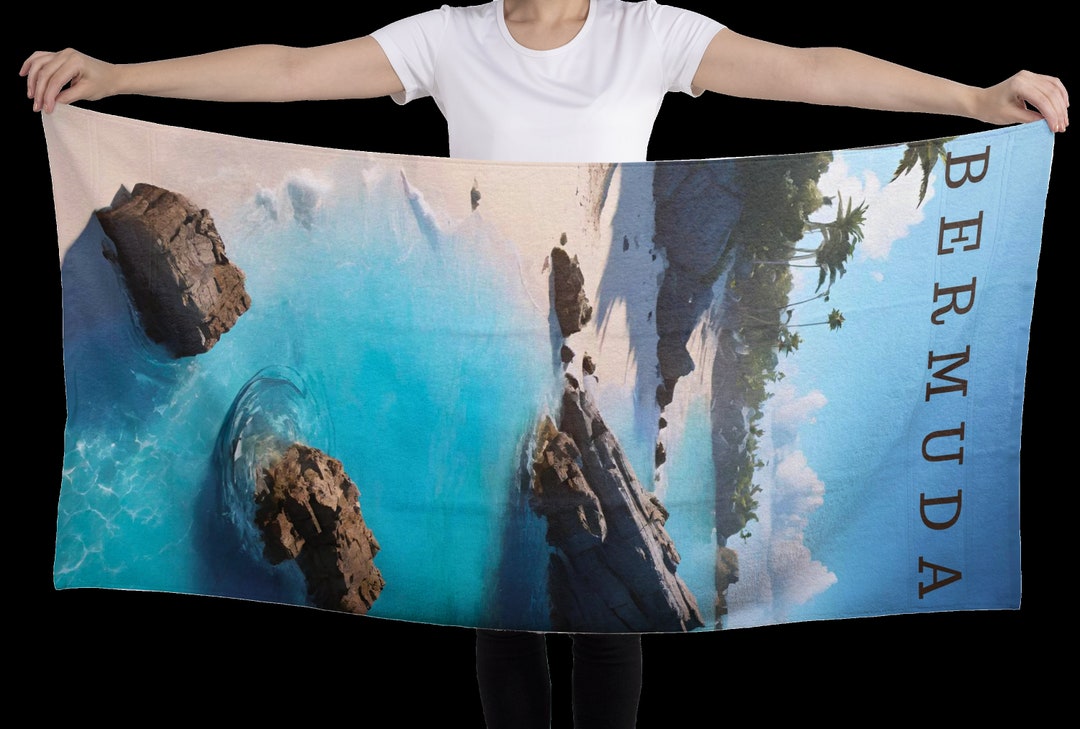 Beach Towel, Bermuda Beach Towel, Summer Gift - Etsy