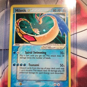 Milotic Gold Star ENG - Etsy