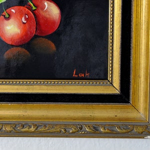 Pair of Vintage 1970s Mid-century Still Life Framed Oil Paintings by ...