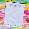 TENNIS SCORING NOTEPAD & Pen, Tennis Score Keeper, Cute Tennis Racket ...