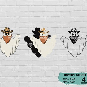 Boo Haw SVG PNG PDF, Cowboy Ghost Svg, Halloween Svg, Funny Halloween ...