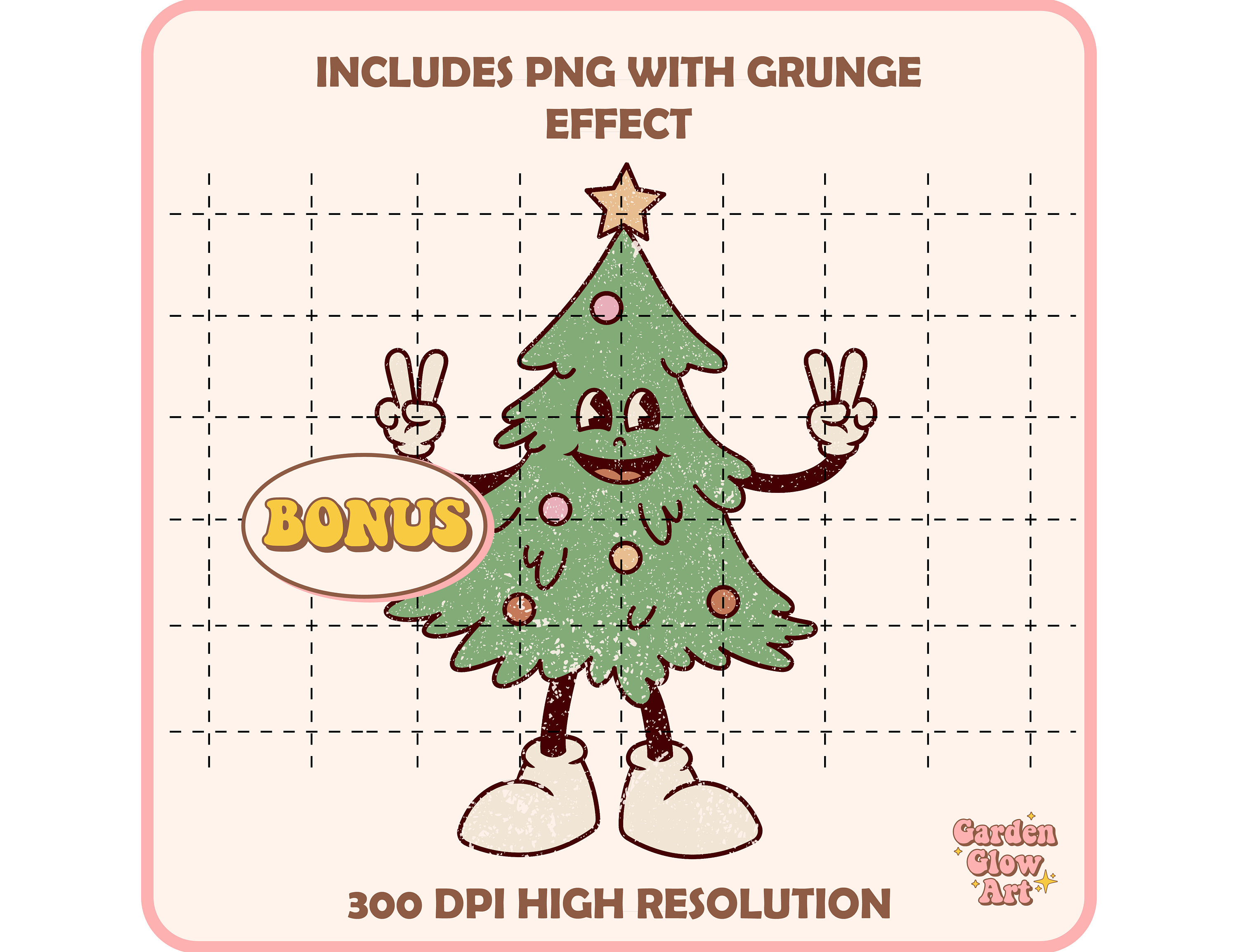 RETRO Christmas Tree Svg, Retro Christmas Character SVG, Cute Christmas ...