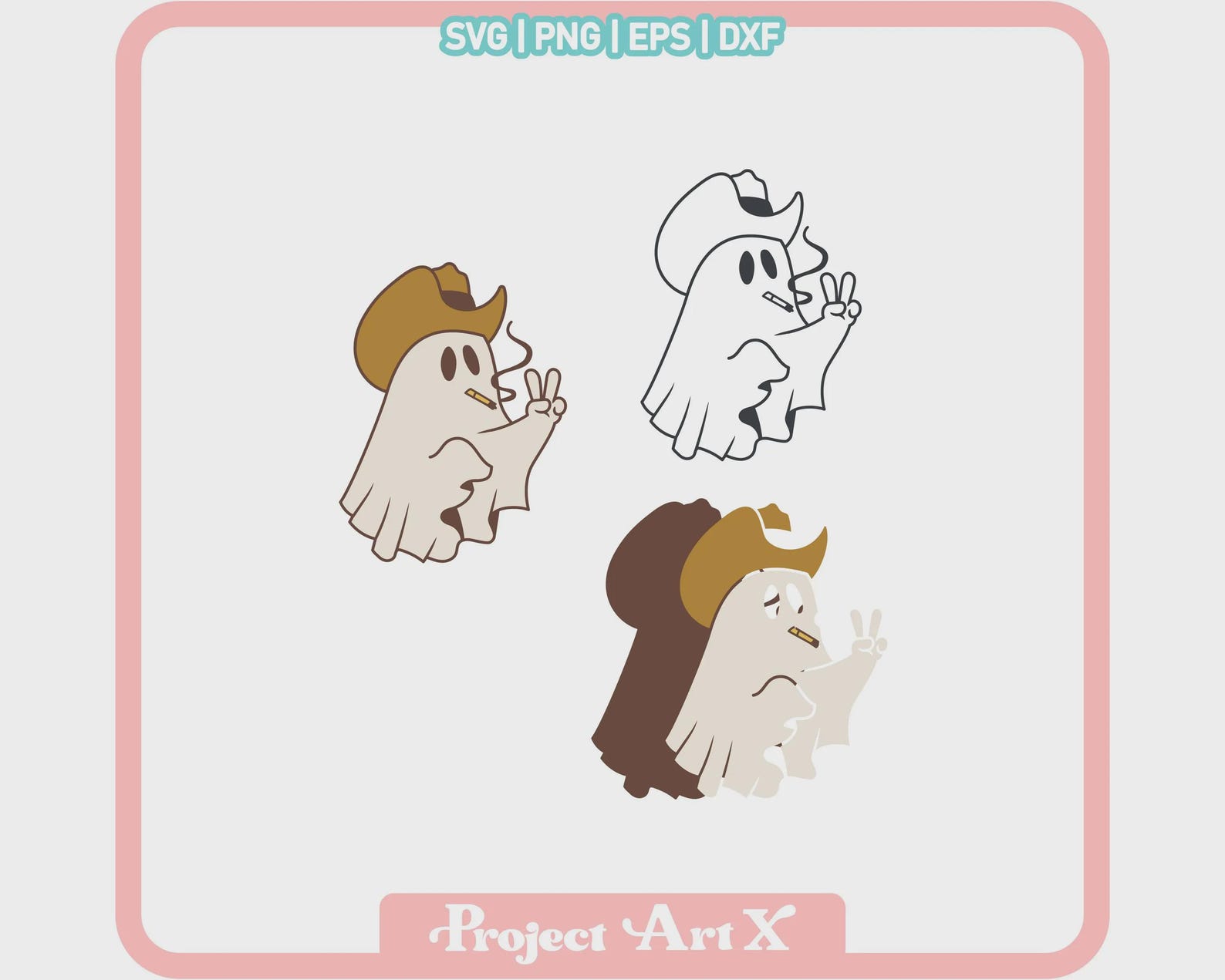 Cowboy Ghost Png, Halloween Cowgirl Ghosts SVG, Howdy Halloween Shirt ...
