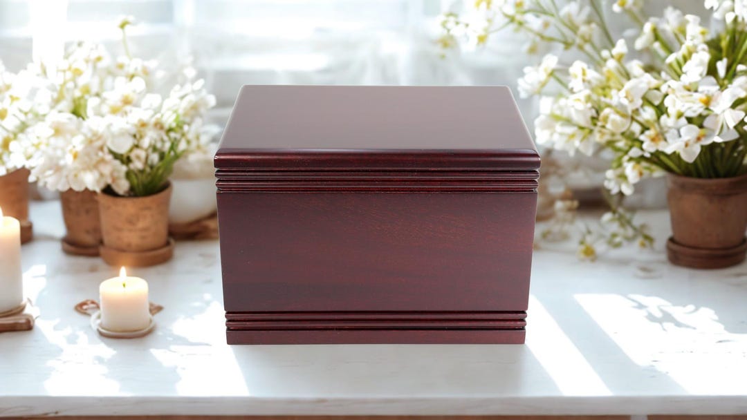 Solid Mahogany Wood Urn With Fully Sealed Wood Pores - Mh-874(s) - Etsy