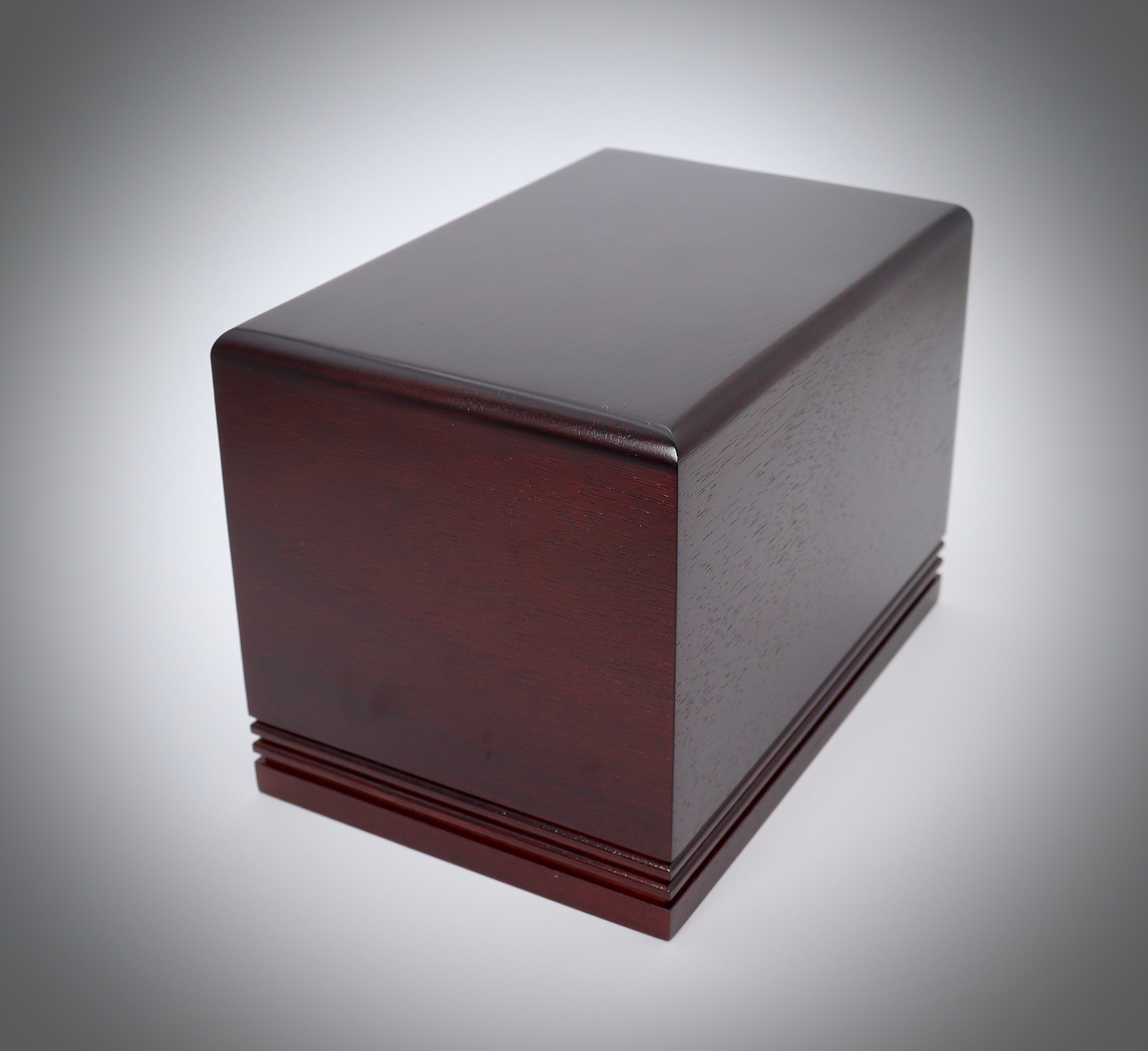 Urn Solid Mahogany Wood Urn V872 - Etsy