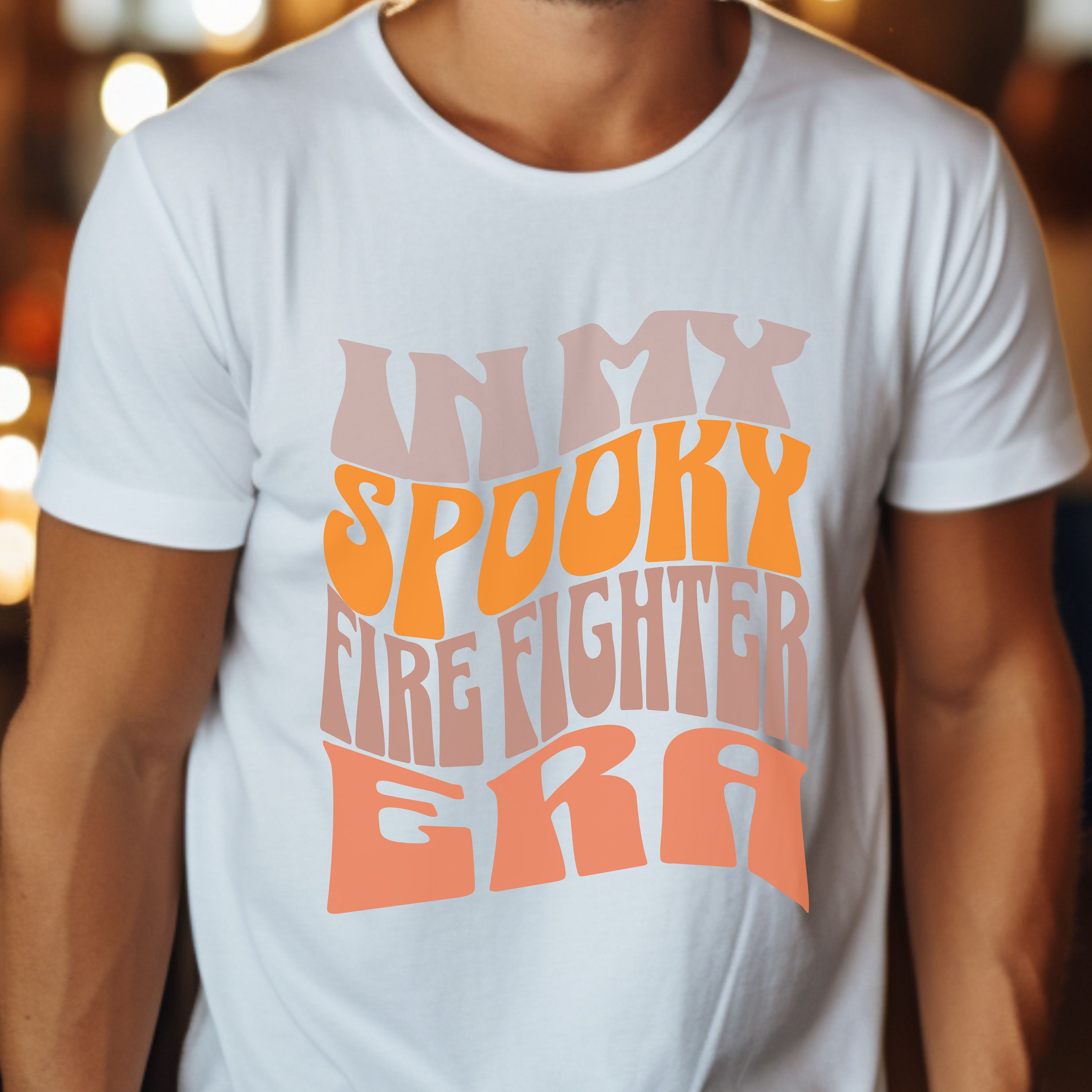 In My Spooky Firefighter Era, Firefighter Shirt, Halloween Fireman ...
