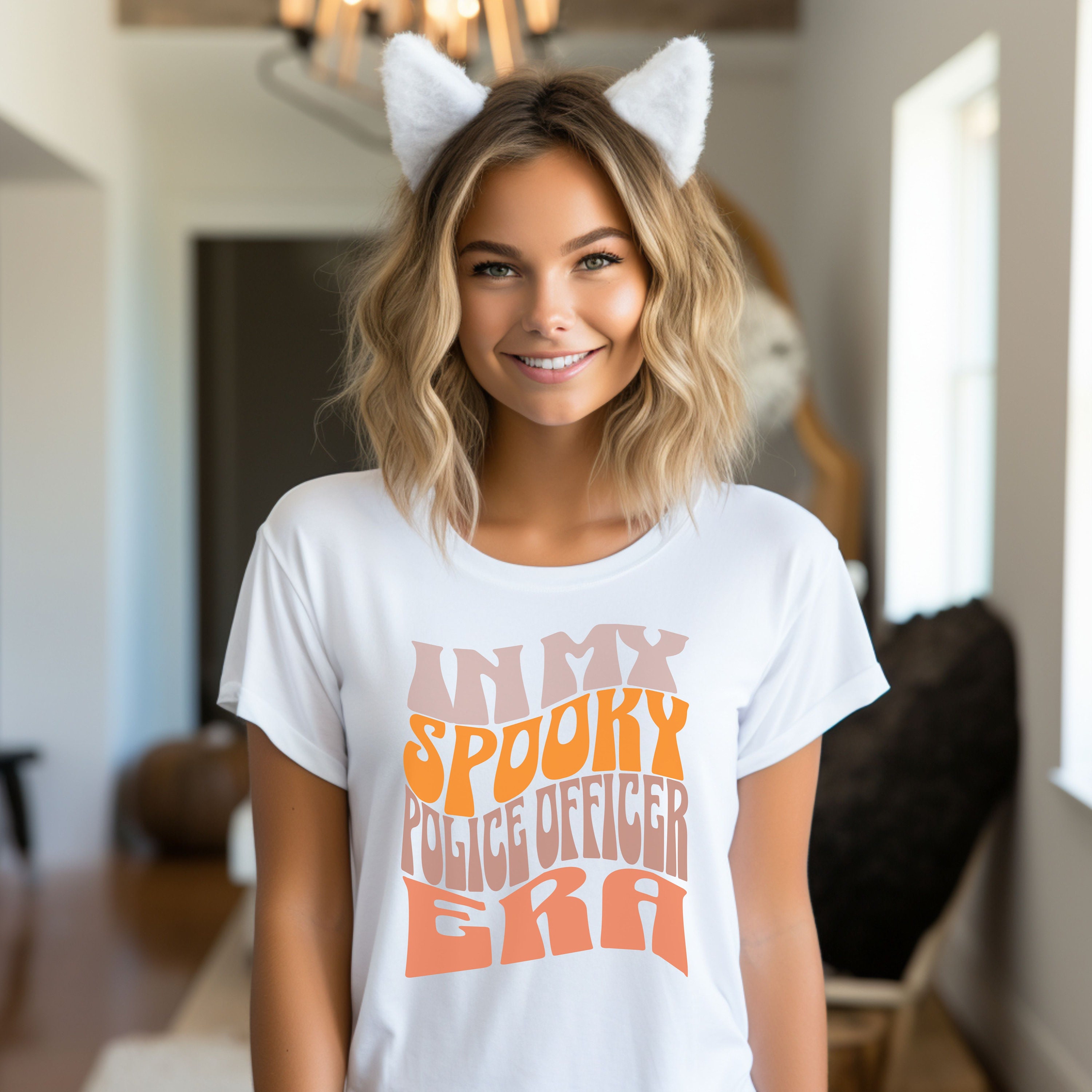 In My Spooky Police Officer Era Police Officer Shirt - Etsy