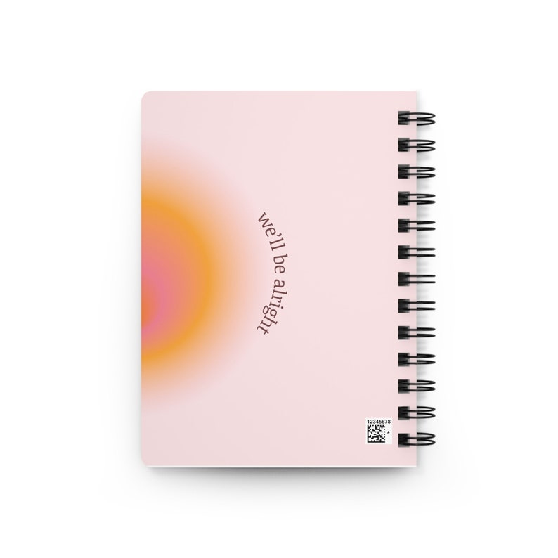 Pink Positive Affirmation Pink and Orange Aura Spiral Bound Journal - Etsy