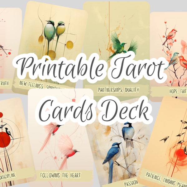 Bird Oracle Cards - Etsy