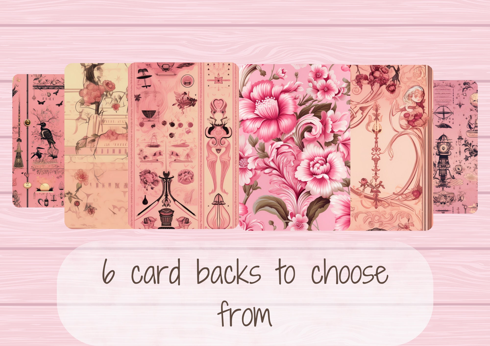 Printable Oracle Cards Deck Victorian Courtship, Oracle Set for ...