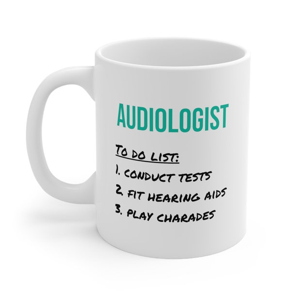 Audiologist Mug - Etsy