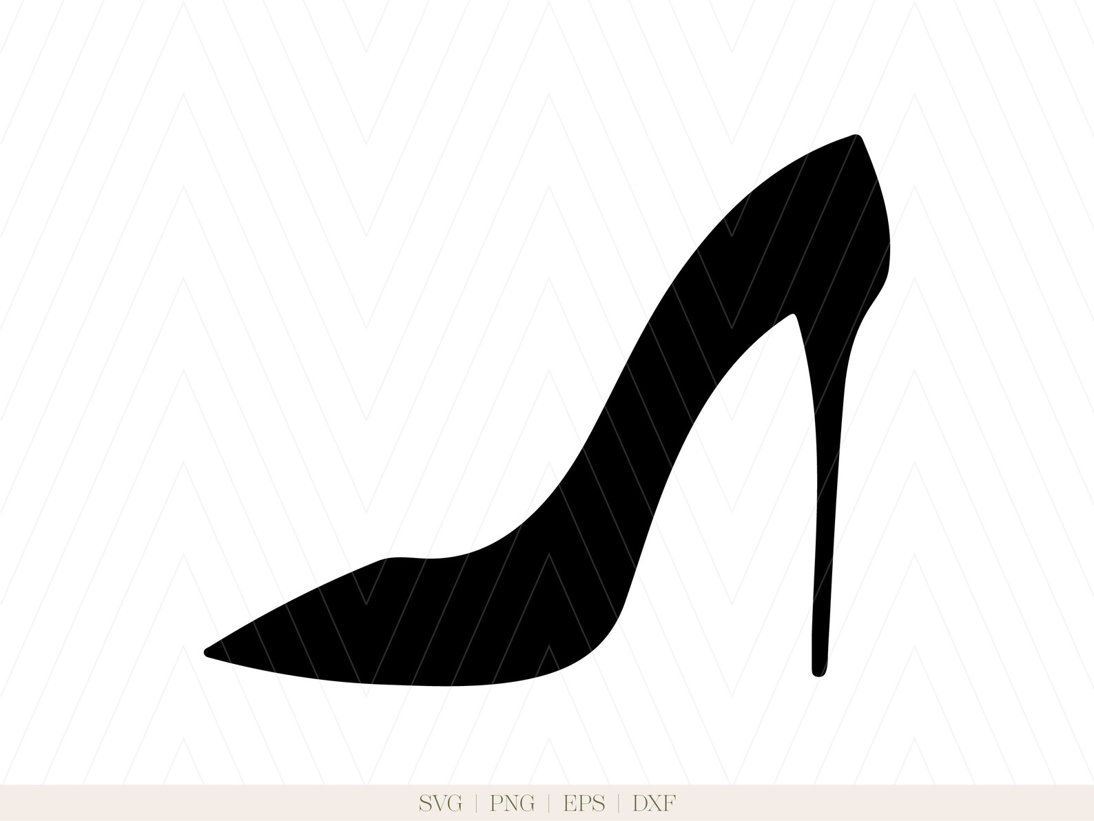 High Heel SVG Png Dxf Eps, Cut File, Clip Art Design Assets, Silhouette ...