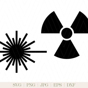 Laboratory Warning Symbols SVG Jpg Png Dxf Eps Cut File Clip Art Design ...